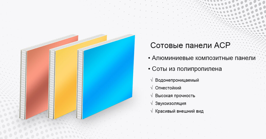Сотовые панели ACP - Производитель композитных сэндвич-панелей